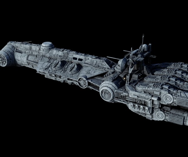 ArtStation - Corvette CR 96 - Star Wars | Resources