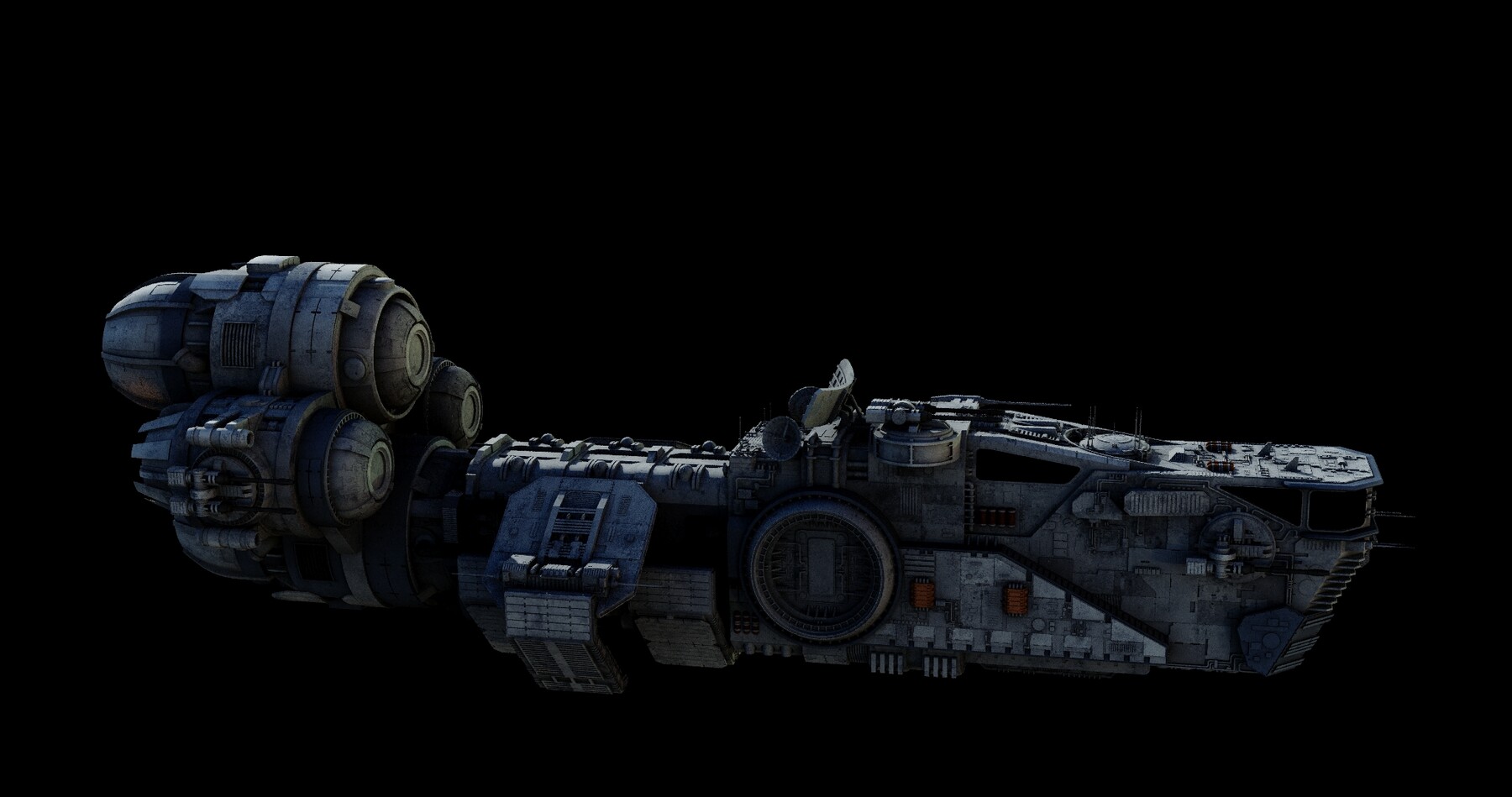 ArtStation - Corellian Acklay-type light freighter - Star Wars | Resources