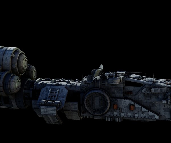 ArtStation - Corellian Acklay-type light freighter - Star Wars | Resources