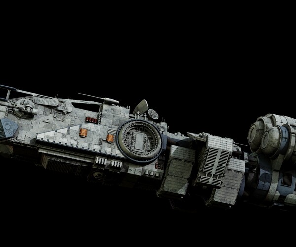 ArtStation - Corellian Acklay-type light freighter - Star Wars | Resources