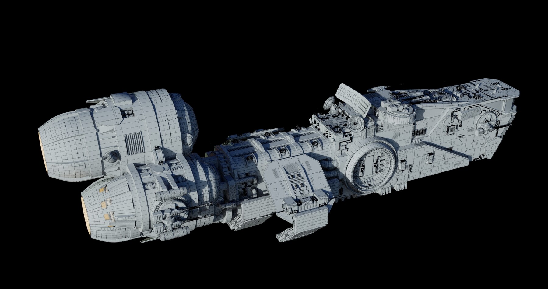 ArtStation - Corellian Acklay-type light freighter - Star Wars | Resources