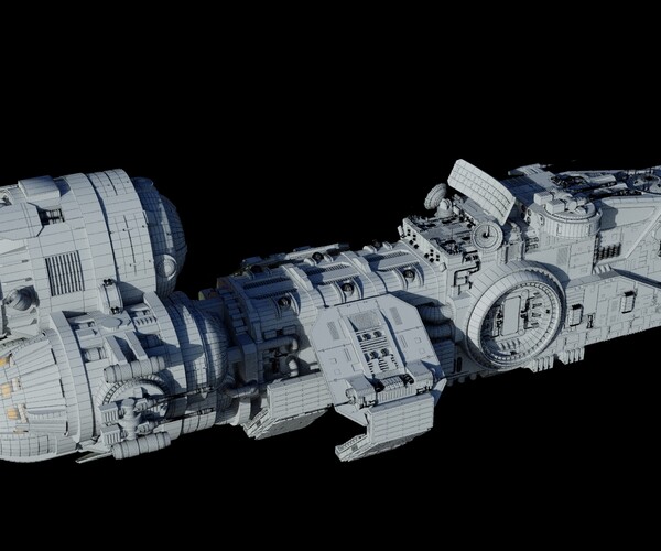 ArtStation - Corellian Acklay-type light freighter - Star Wars | Resources