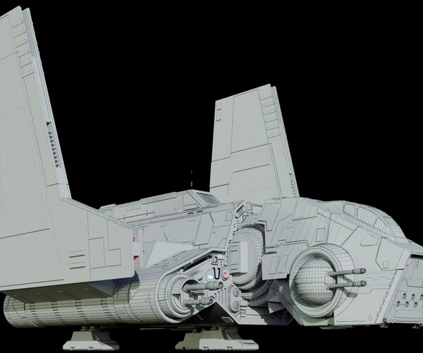 ArtStation - Nu-class attack shuttle - Star Wars | Resources