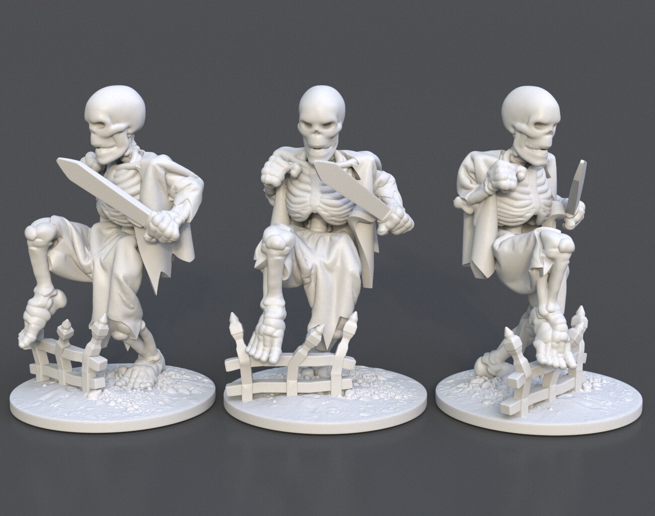 ArtStation - Immortal Skeleton Army 3D print model | Resources