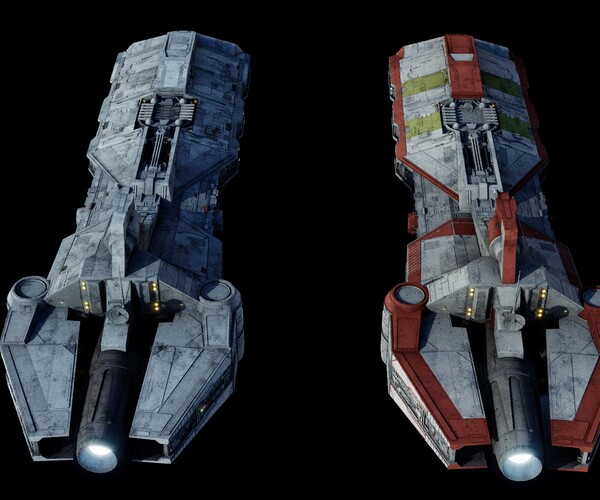 ArtStation - Pelta-class frigate - Star Wars | Resources