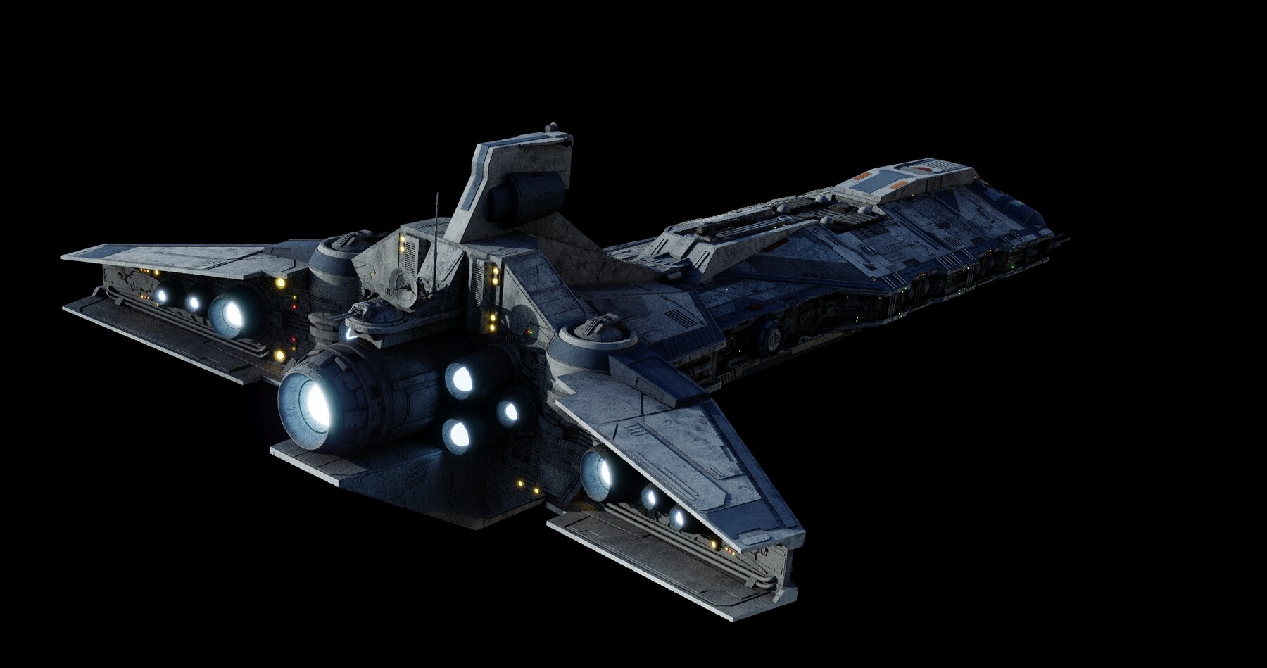 ArtStation - Rebel Command Ship «Blue Chief» and «Phoenix Home» - Star ...