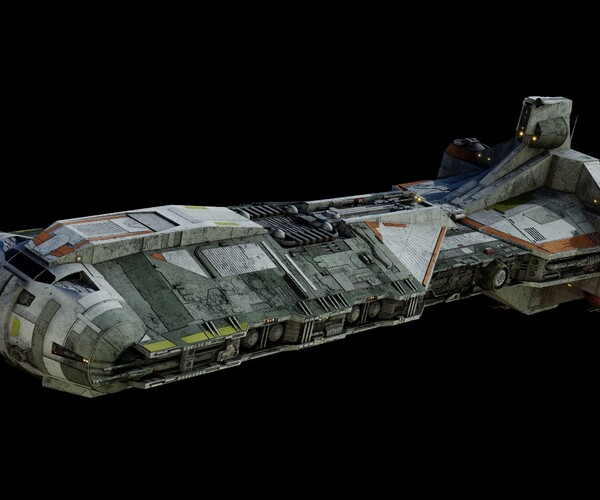 ArtStation - Rebel Command Ship «Blue Chief» and «Phoenix Home» - Star ...