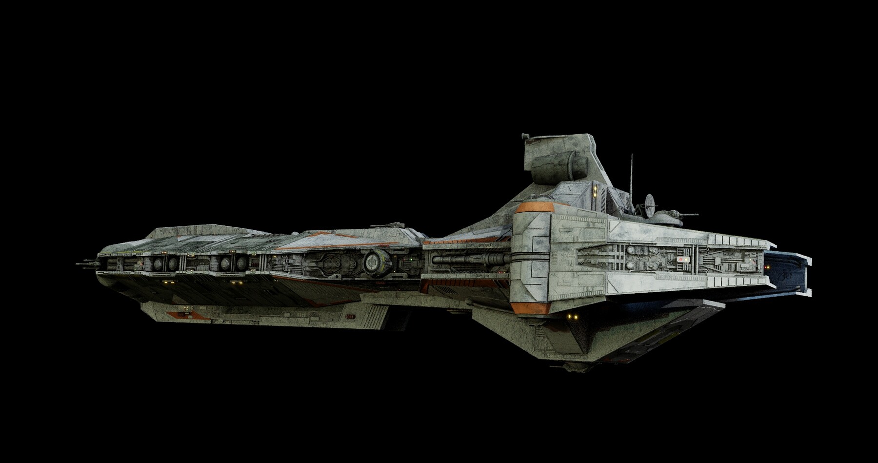 ArtStation - Rebel Command Ship «Blue Chief» and «Phoenix Home» - Star ...