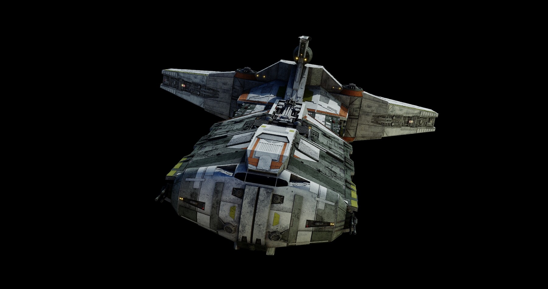 ArtStation - Rebel Command Ship «Blue Chief» and «Phoenix Home» - Star ...