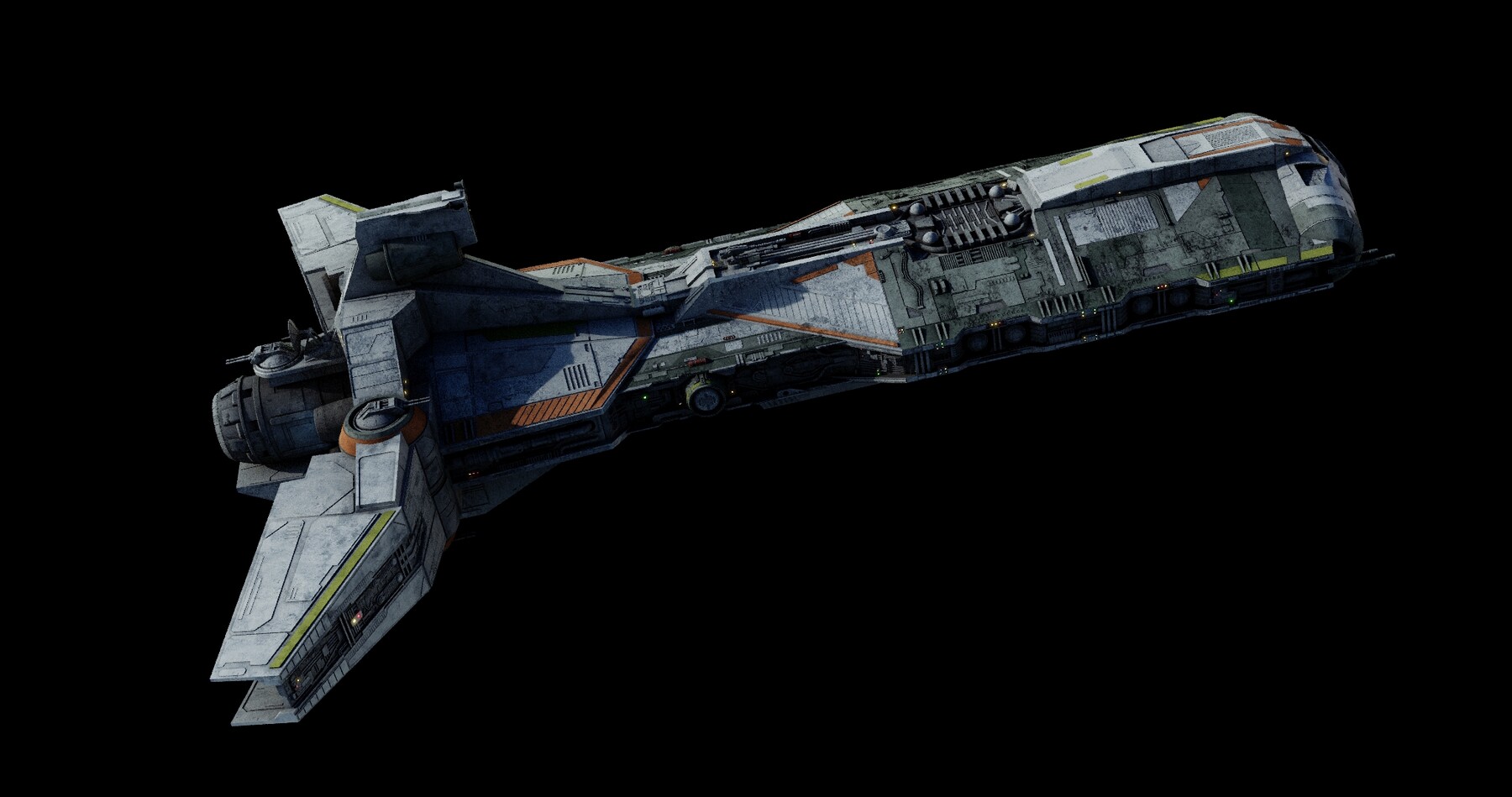 ArtStation - Rebel Command Ship «Blue Chief» and «Phoenix Home» - Star ...