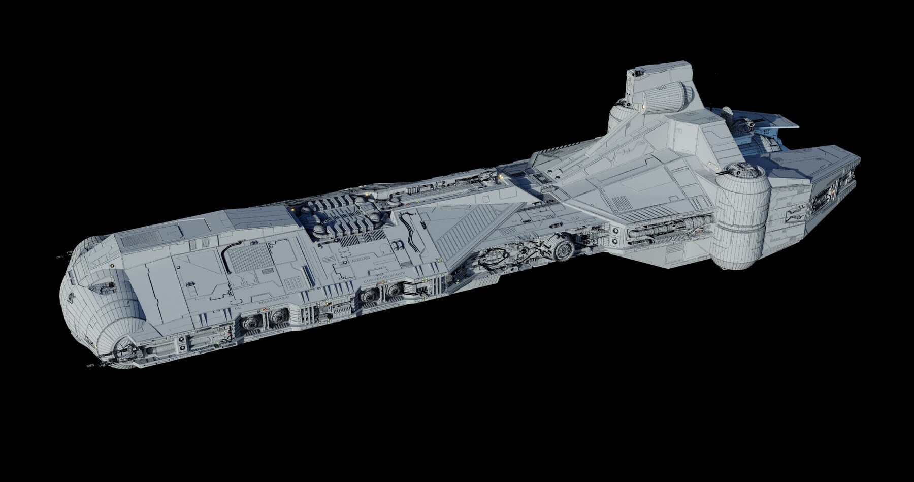 ArtStation - Rebel Command Ship «Blue Chief» and «Phoenix Home» - Star ...