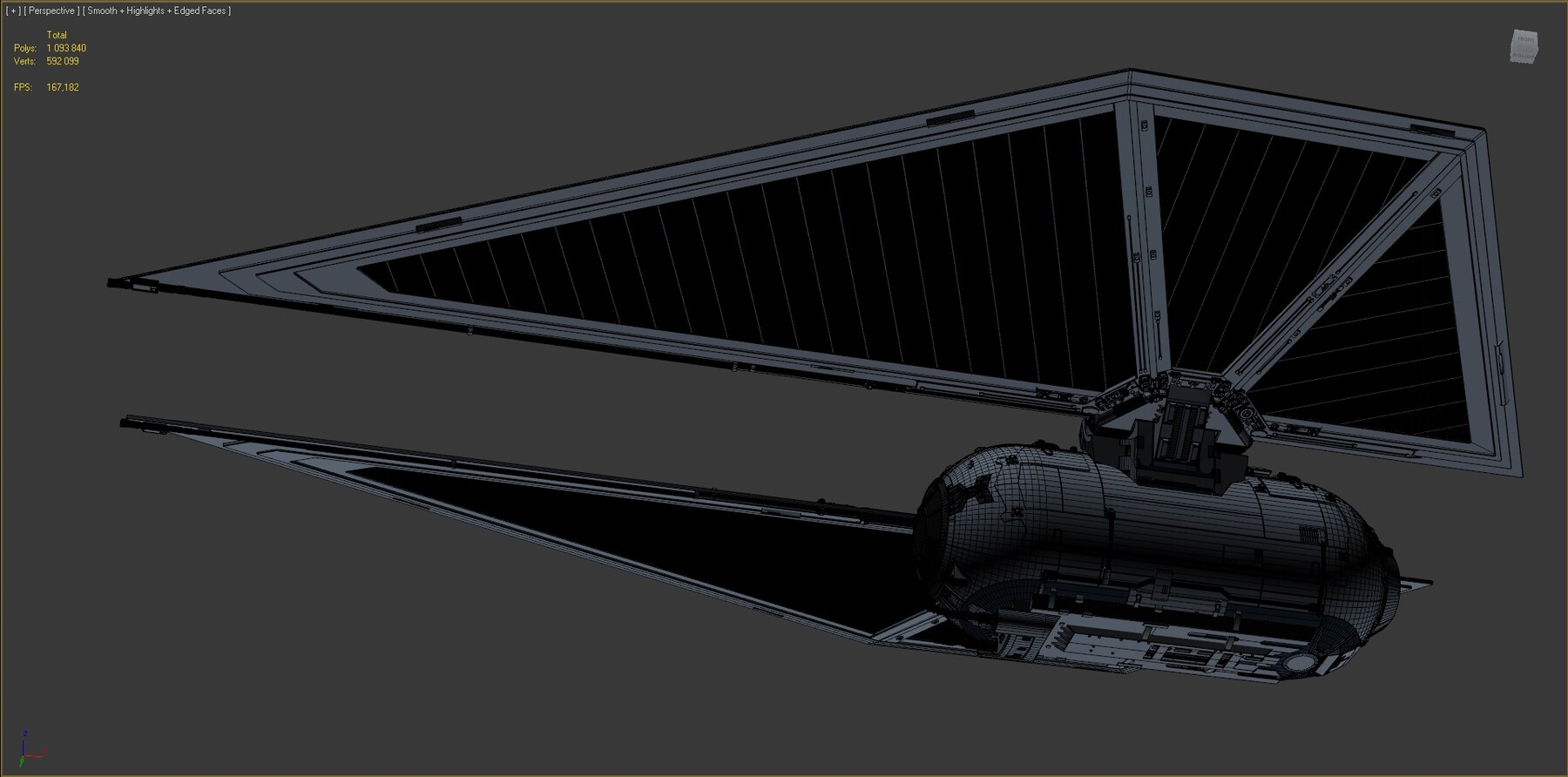 ArtStation - TIE sk x1 Striker - Star Wars | Resources