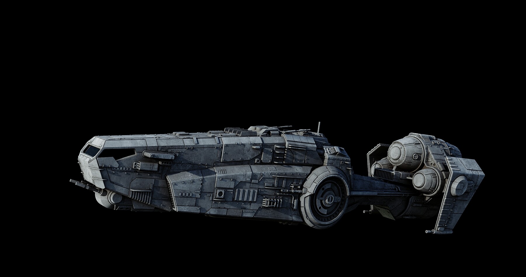 ArtStation - YV-337 light freighter - Star Wars | Resources