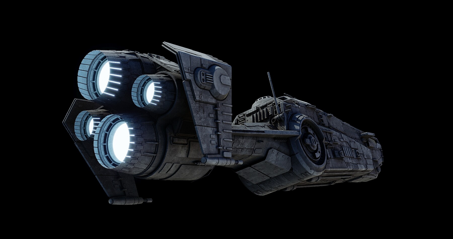 ArtStation - YV-337 light freighter - Star Wars | Resources