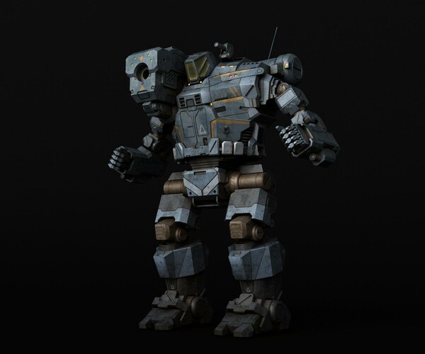ArtStation - Hunchback HBK-4G and HBK-4P | Resources
