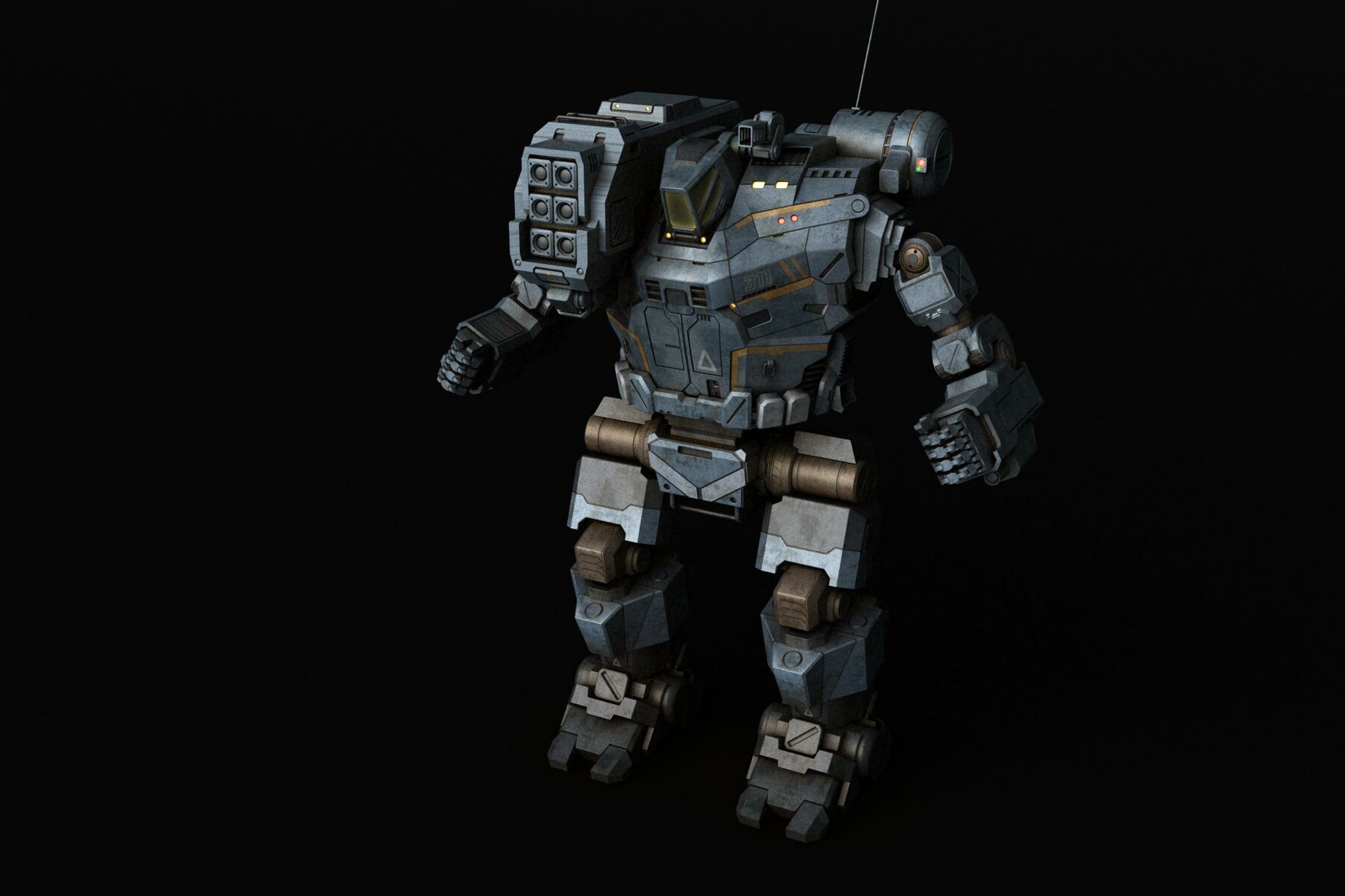 ArtStation - Hunchback HBK-4G and HBK-4P | Resources