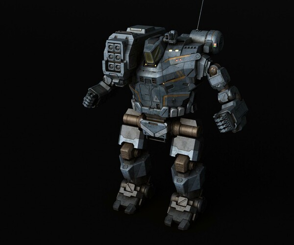 ArtStation - Hunchback HBK-4G and HBK-4P | Resources