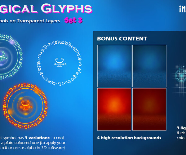 ArtStation - Magical Glyphs - Spell Symbols 3 | Artworks