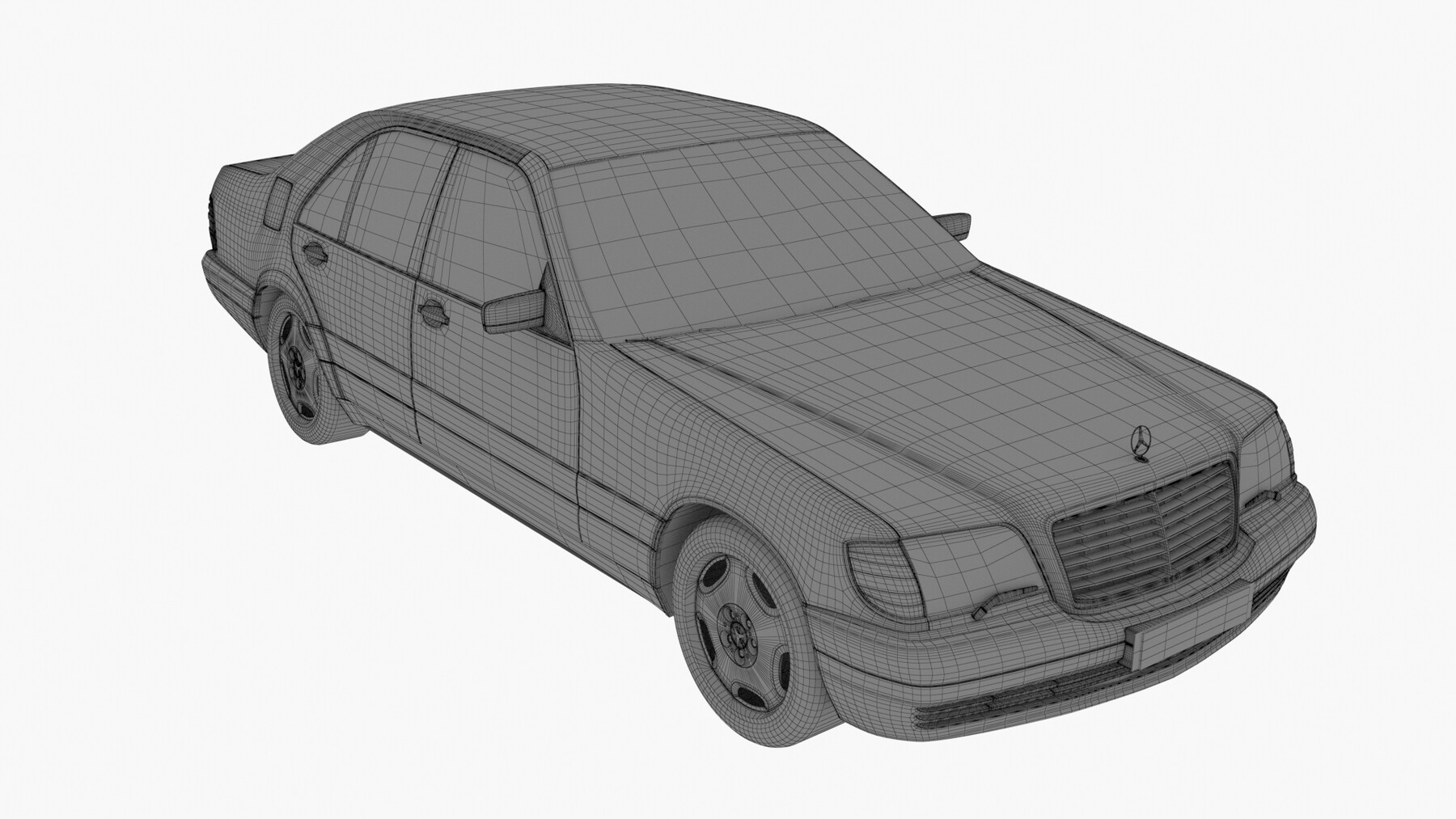 Fady Wassef - Mercedes Benz S Class W140 - S600 3D model