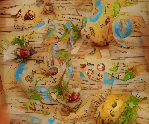 ArtStation - Treasure map 300 WorldMap Fantasy for NFT maker | Artworks