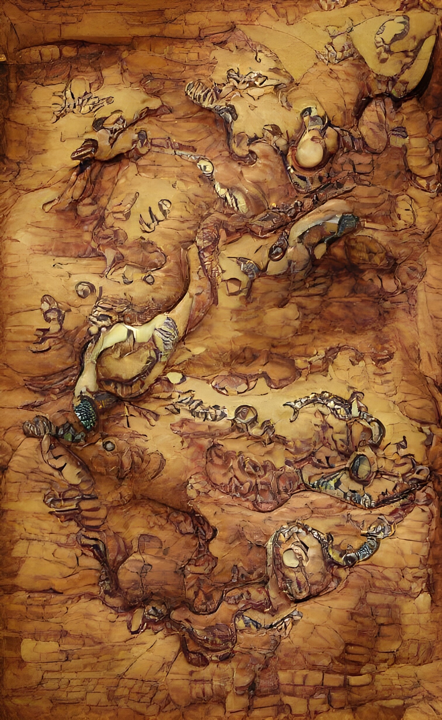 ArtStation - Treasure map 300 WorldMap Fantasy for NFT maker | Artworks