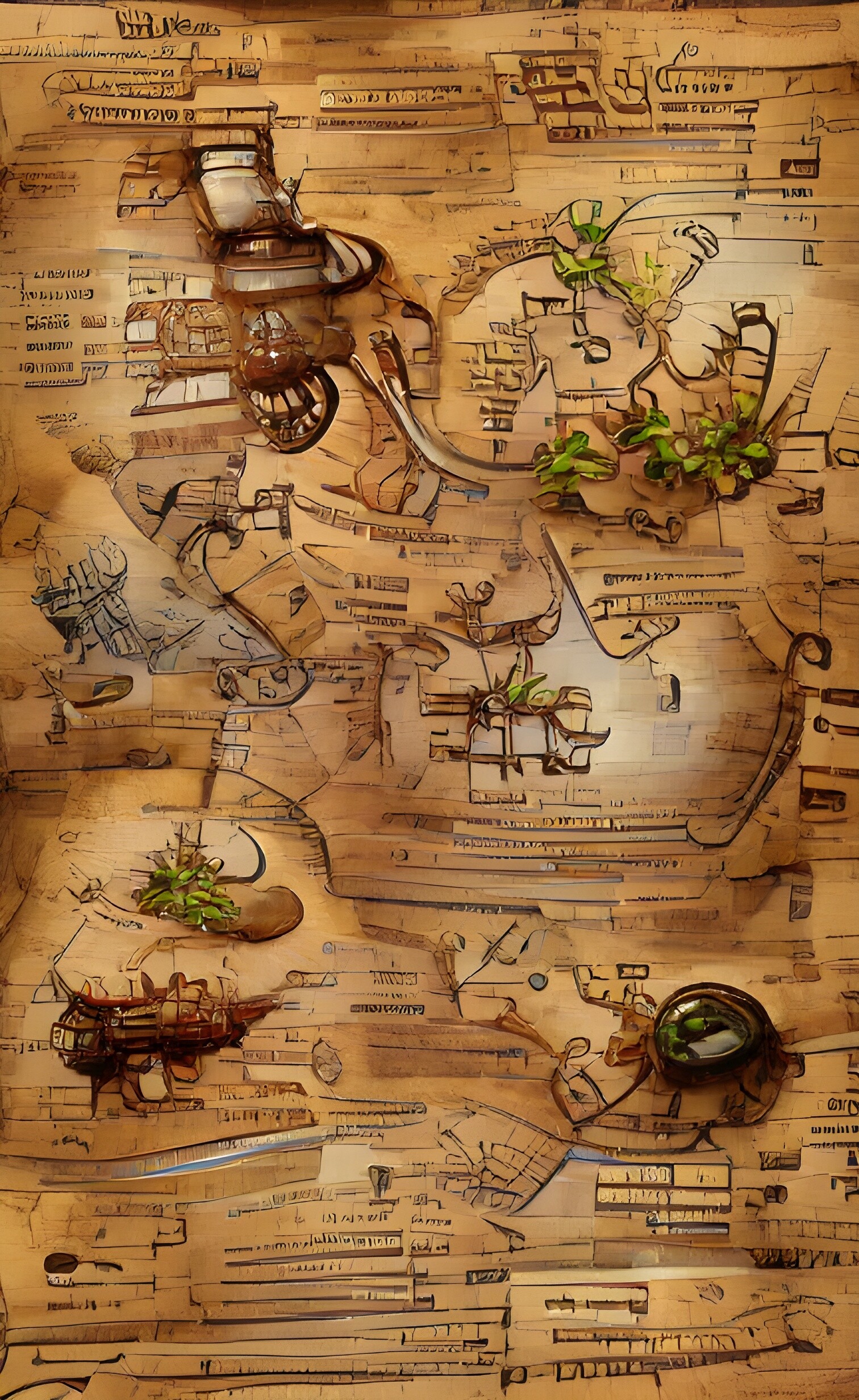 ArtStation - Treasure map 300 WorldMap Fantasy for NFT maker | Artworks
