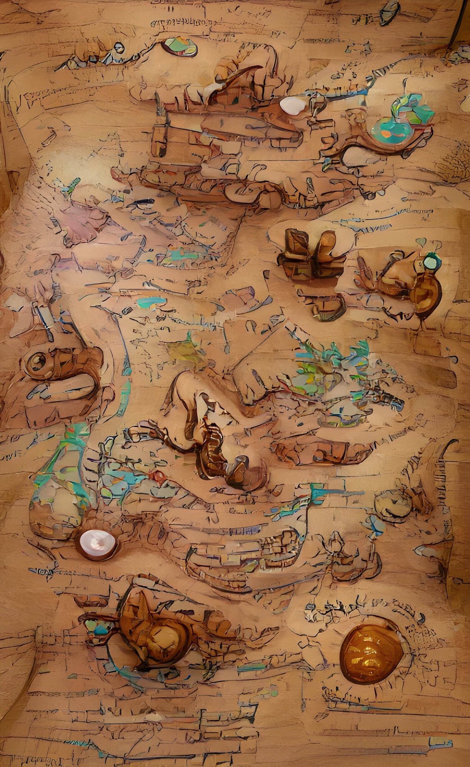 ArtStation - Treasure map 300 WorldMap Fantasy for NFT maker | Artworks