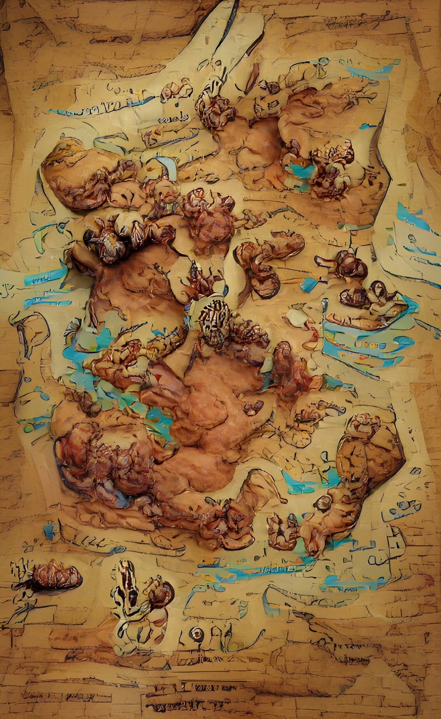 ArtStation - Treasure map 300 WorldMap Fantasy for NFT maker | Artworks