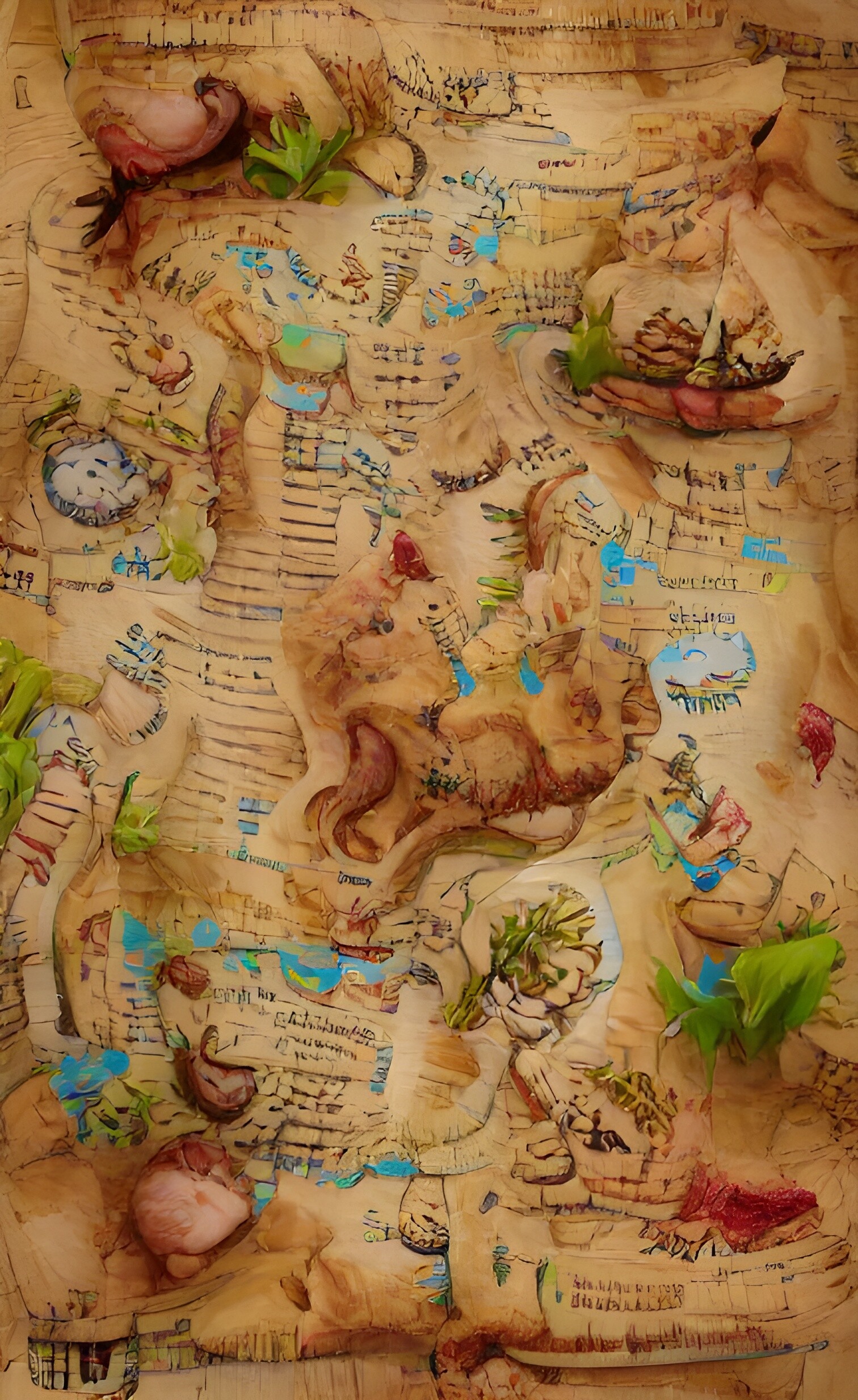ArtStation - Treasure map 300 WorldMap Fantasy for NFT maker | Artworks