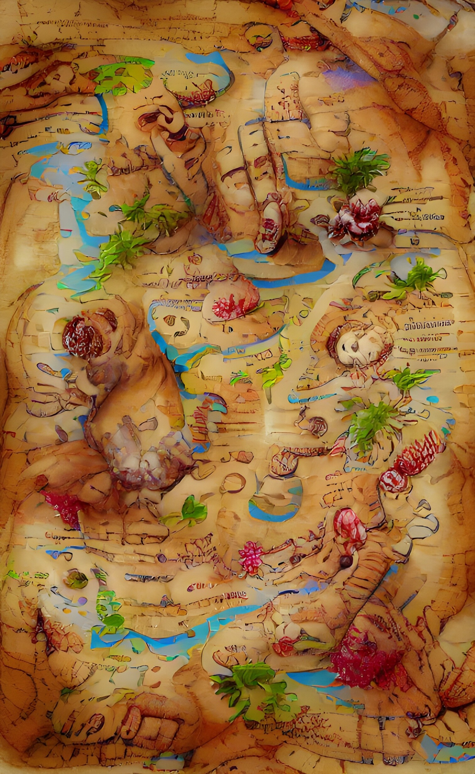ArtStation - Treasure map 300 WorldMap Fantasy for NFT maker | Artworks