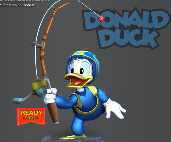 ArtStation - Donald Duck - Fishing | Resources