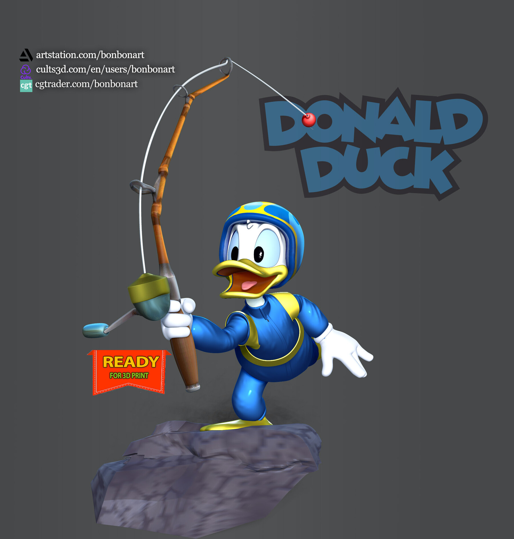 ArtStation - Donald Duck - Fishing | Resources