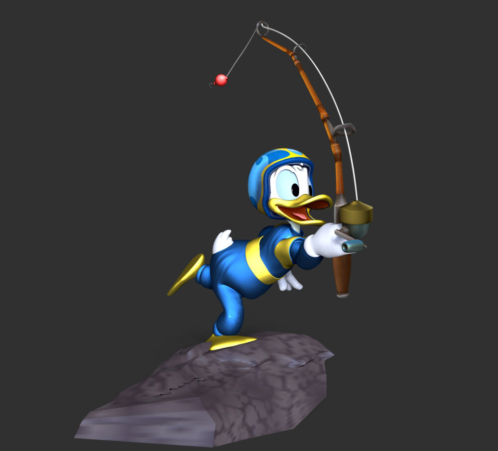 ArtStation - Donald Duck - Fishing | Resources