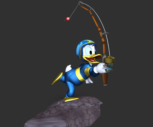 ArtStation - Donald Duck - Fishing | Resources