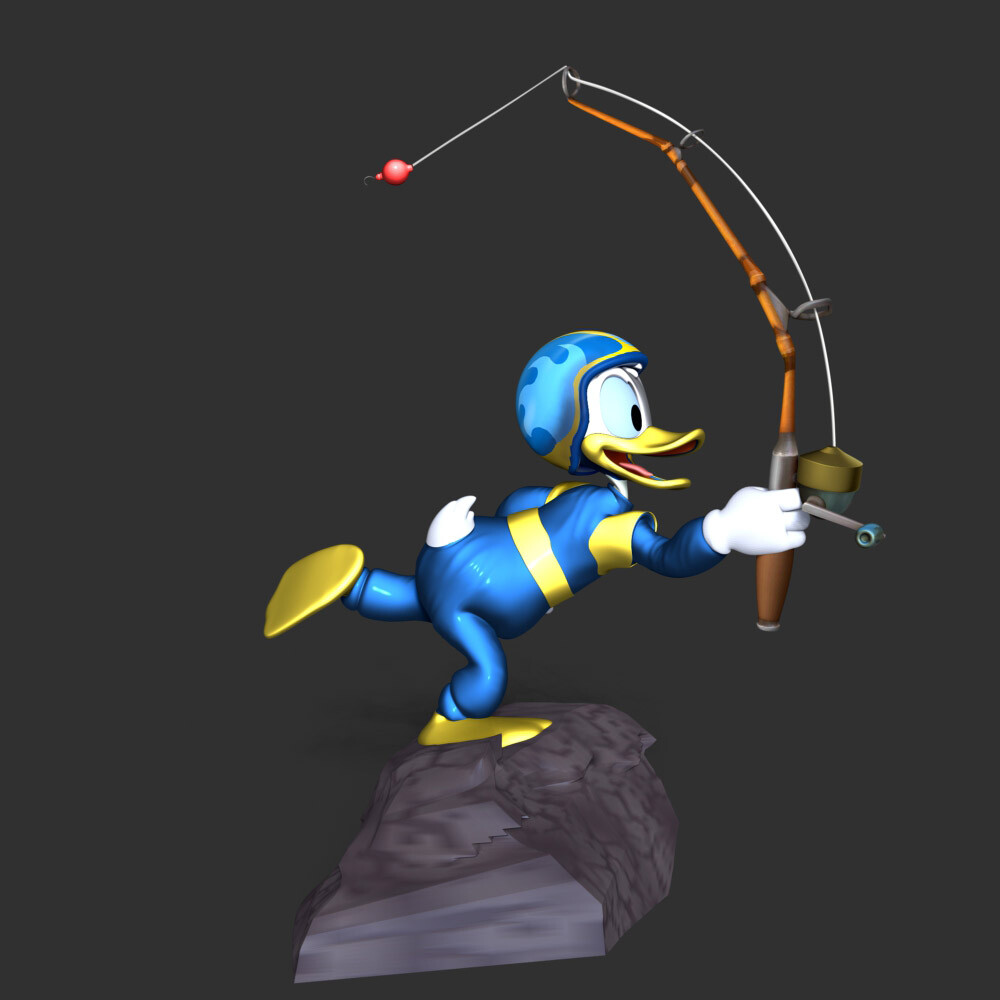 ArtStation - Donald Duck - Fishing | Resources