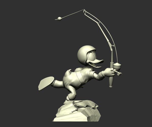 ArtStation - Donald Duck - Fishing | Resources