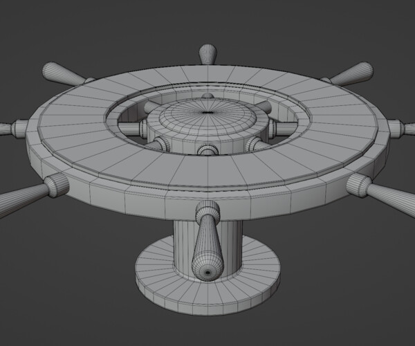 ArtStation - Ships Wheel Table | Game Assets