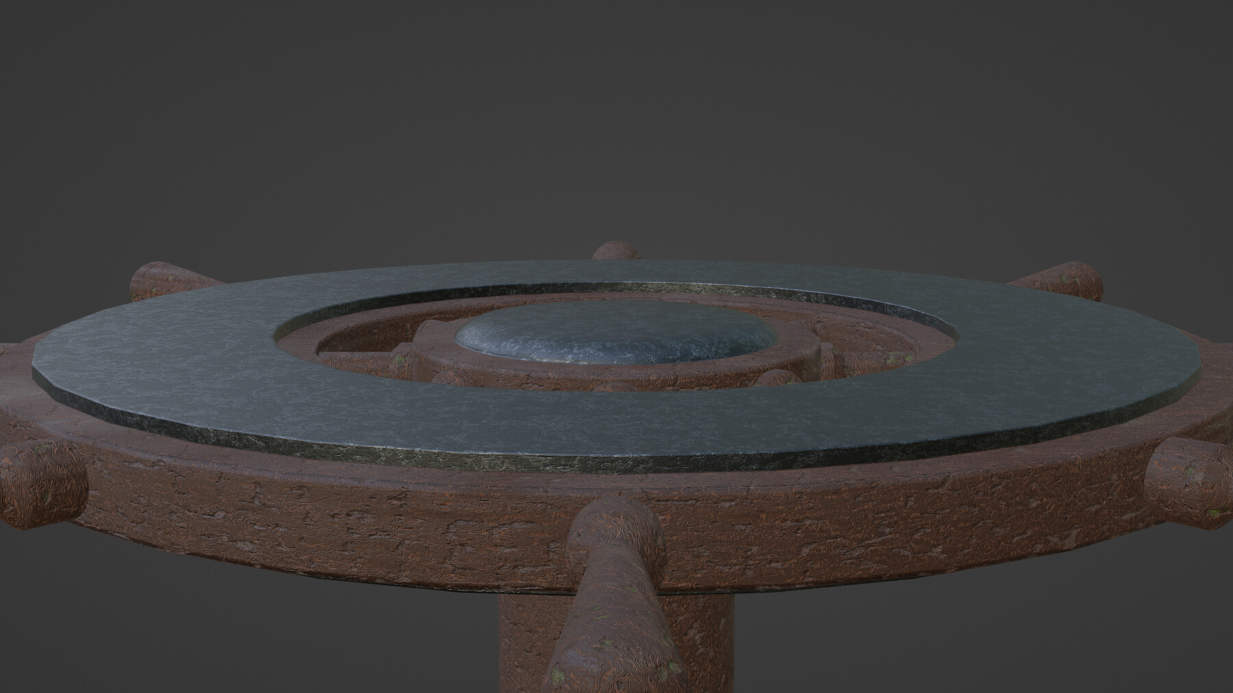 ArtStation - Ships Wheel Table | Game Assets