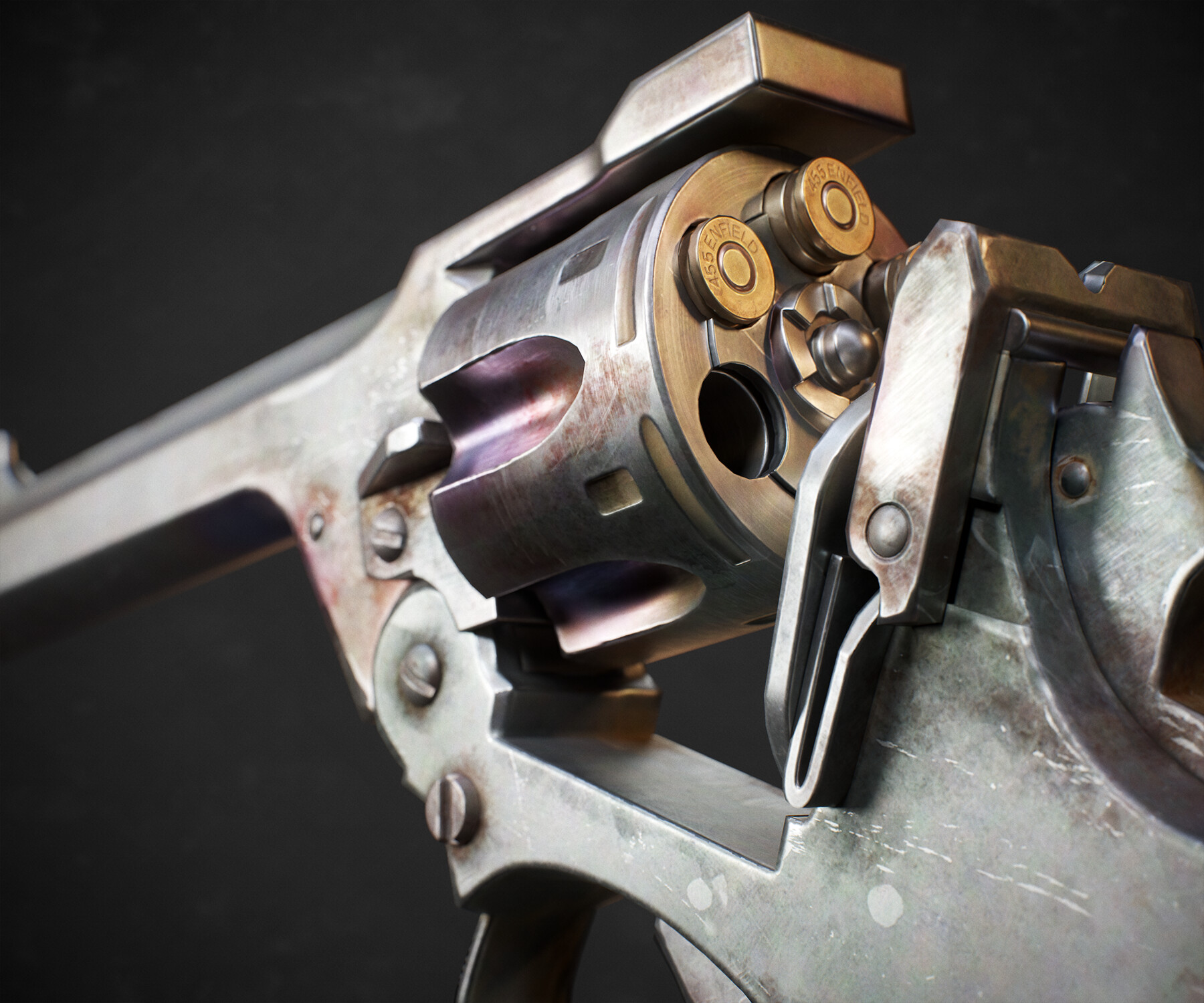 ArtStation - Enfield Revolver [Game-Ready] | Game Assets