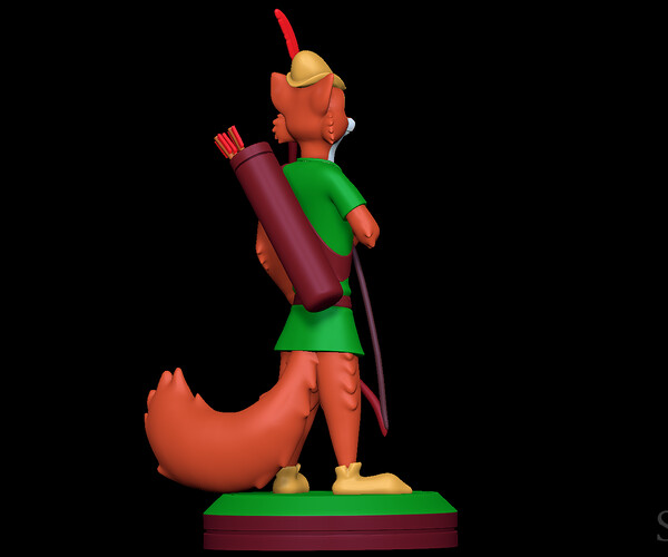 ArtStation - Robin Hood - Robin Hood 1973 3D print model | Resources
