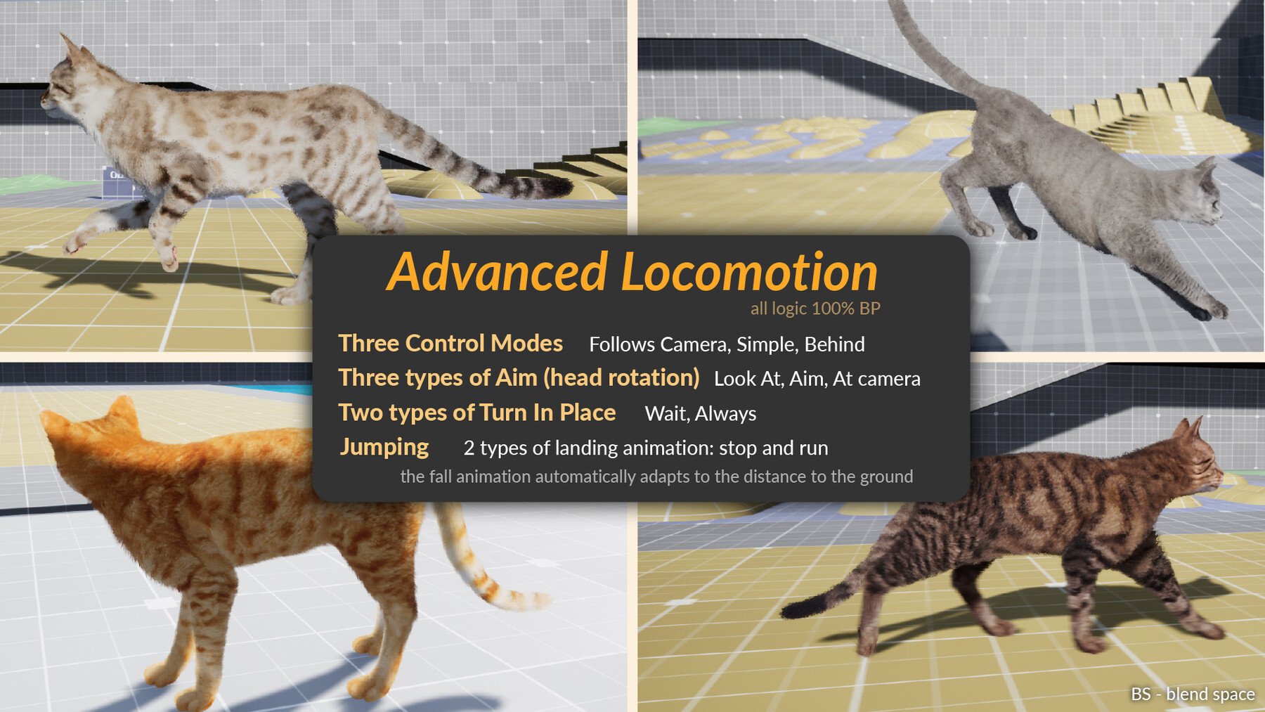 ArtStation - Advanced Cats | Game Assets