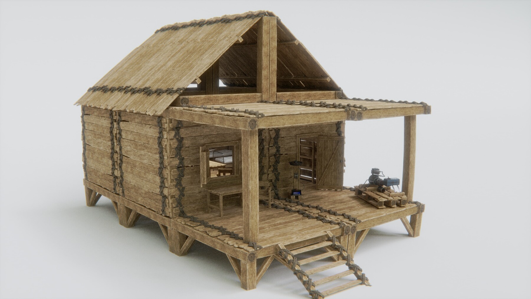 ArtStation - Survival Modular Building Parts Pack | Game Assets