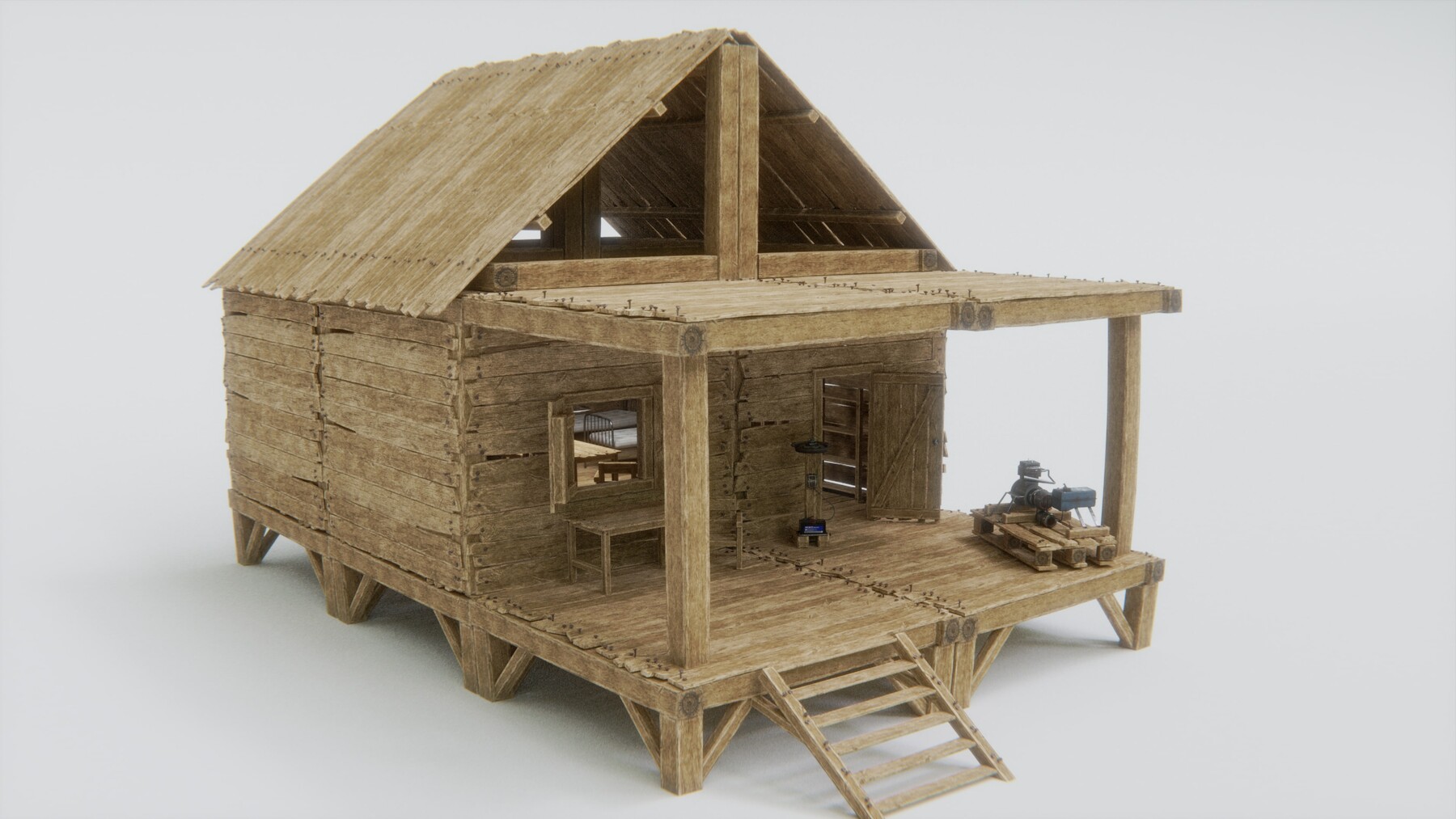 ArtStation - Survival Modular Building Parts Pack | Game Assets