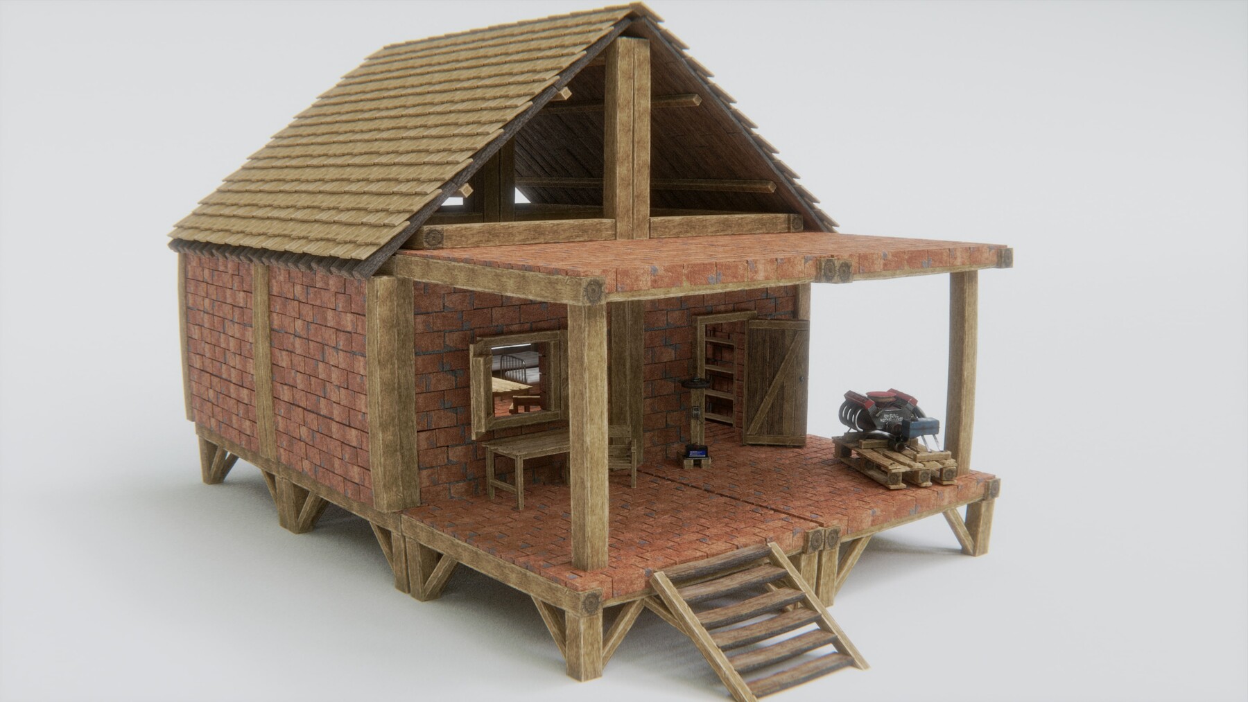 ArtStation - Survival Modular Building Parts Pack | Game Assets