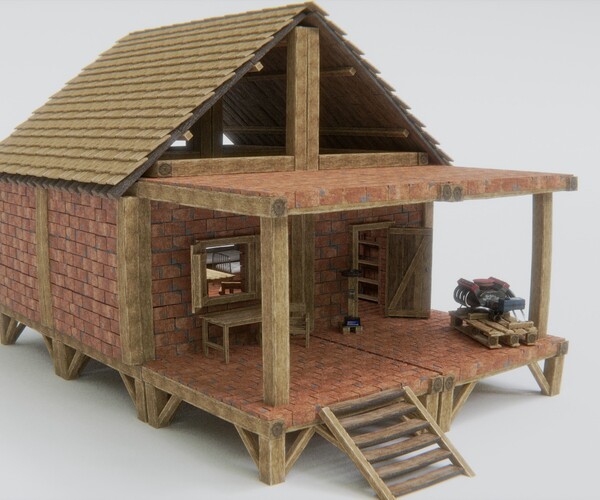 ArtStation - Survival Modular Building Parts Pack | Game Assets