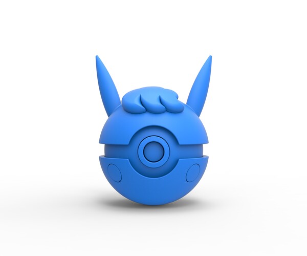 ArtStation - 3D printable Pikachu Curly orb | Resources