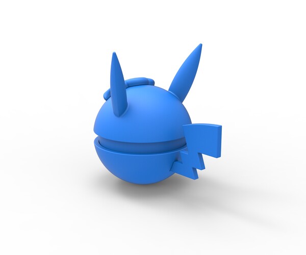 ArtStation - 3D printable Pikachu Curly orb | Resources