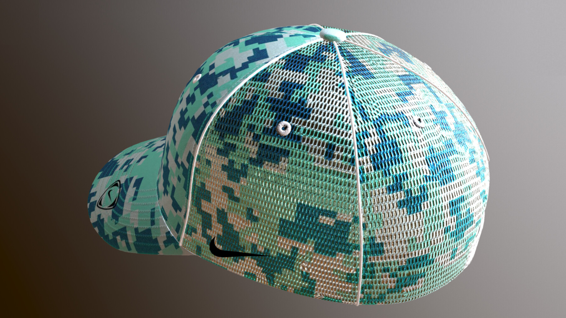 ArtStation - NIKE BASEBALL CAP low-poly PBR | Game Assets