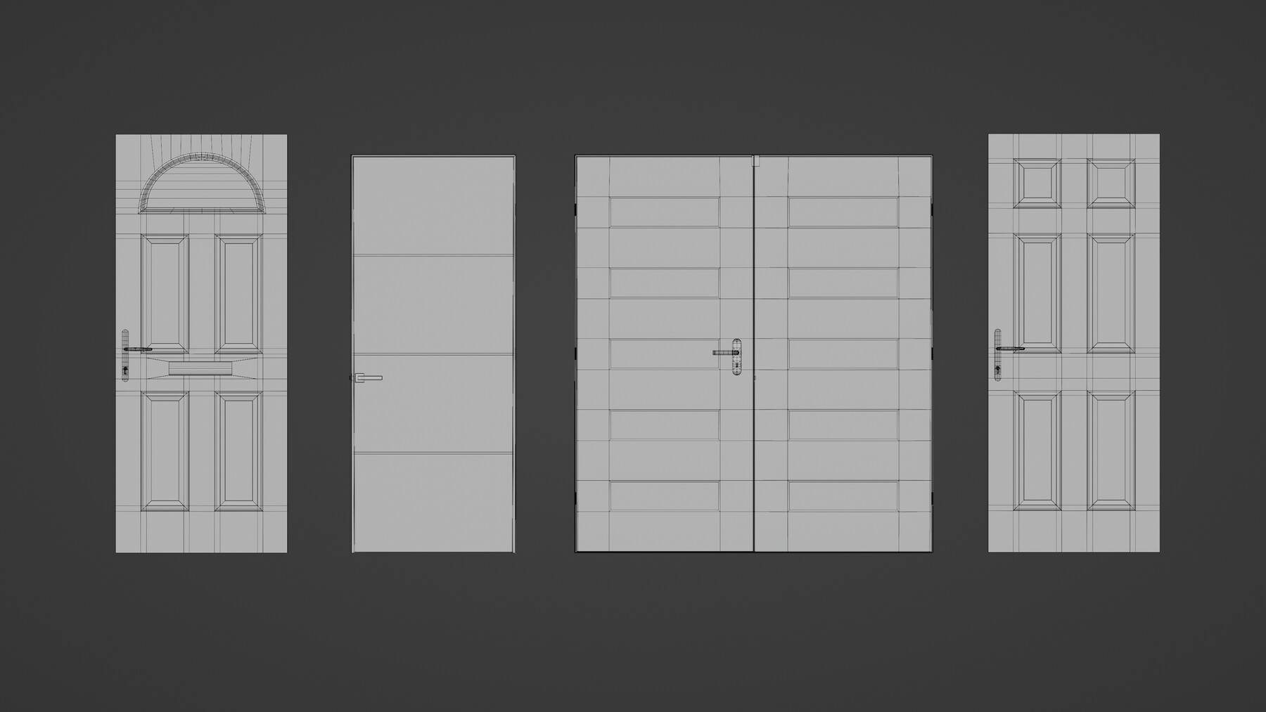 ArtStation - Free Objects Pack / Set 1 / .blend .fbx .obj | Game Assets