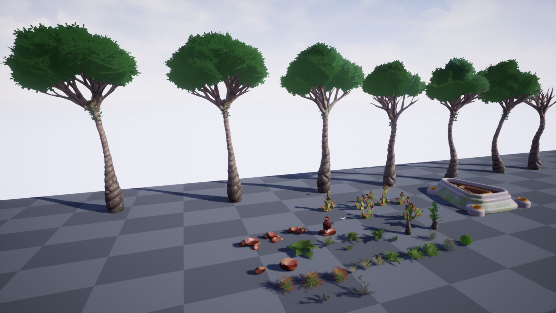 ArtStation - Stylized Desert Environment | Game Assets